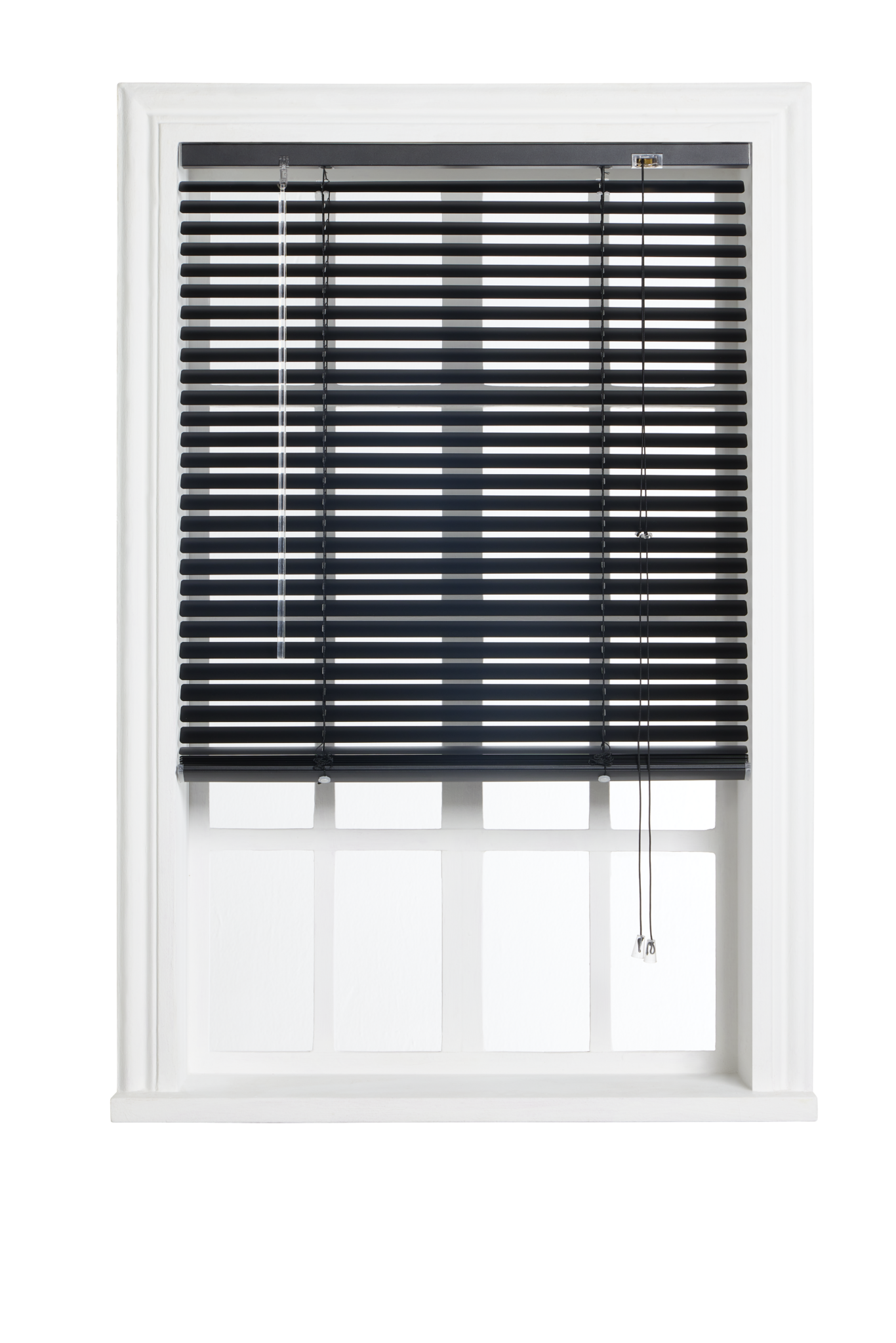 25MM ALUMINIUM VENETIAN BLIND MATT BLACK • Decorland : Decorland